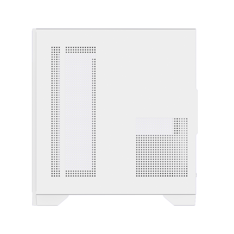 GameMax Infinity mini PC Case with ARGB Fans-White PC Case