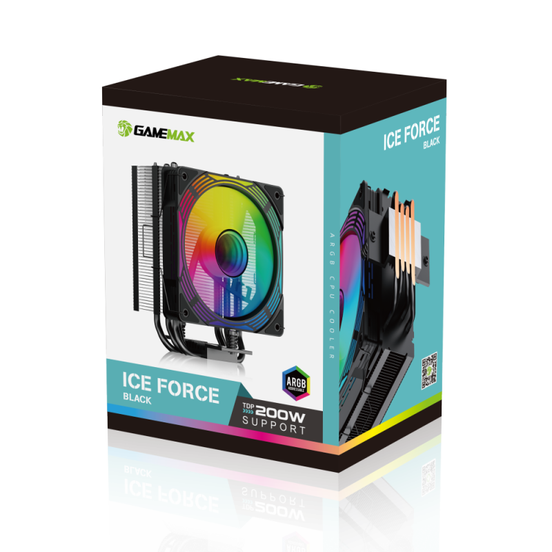 Ice Force BK-CPU Air Cooler,CPU Fans and Heatsinks