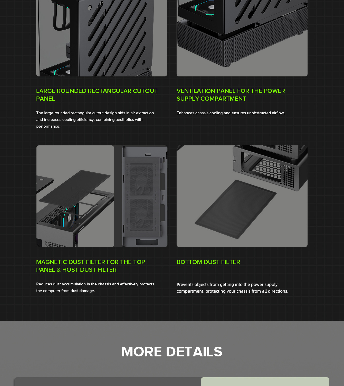 Gamemax N80 BK Gaming PC Case-270° FULL VIEW TEMPERED GLASS DESIGN