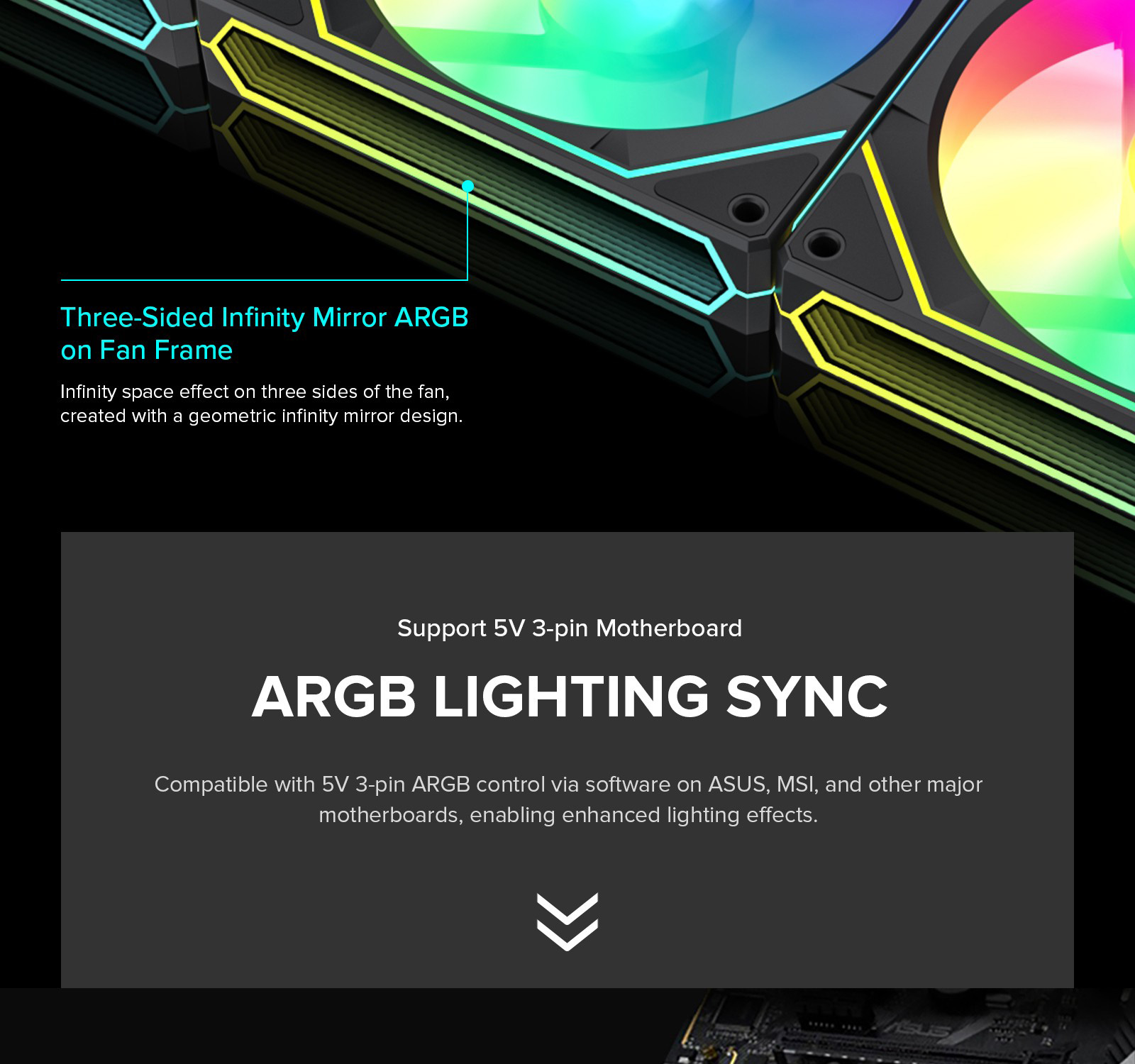 GameMax FN12A-S8I 120mm ARGB Fan