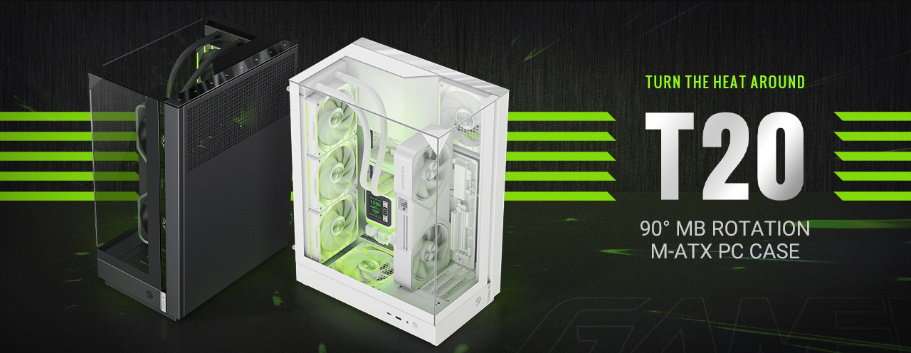 Vertical PC Case GAMEMAX T20 Redefines Desktop Hardware Aesthetics and ...