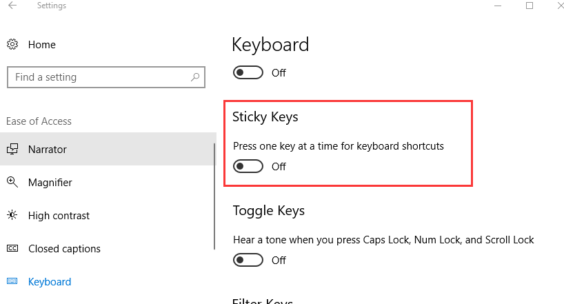 How to Disable Sticky Keys | GAMEMAX