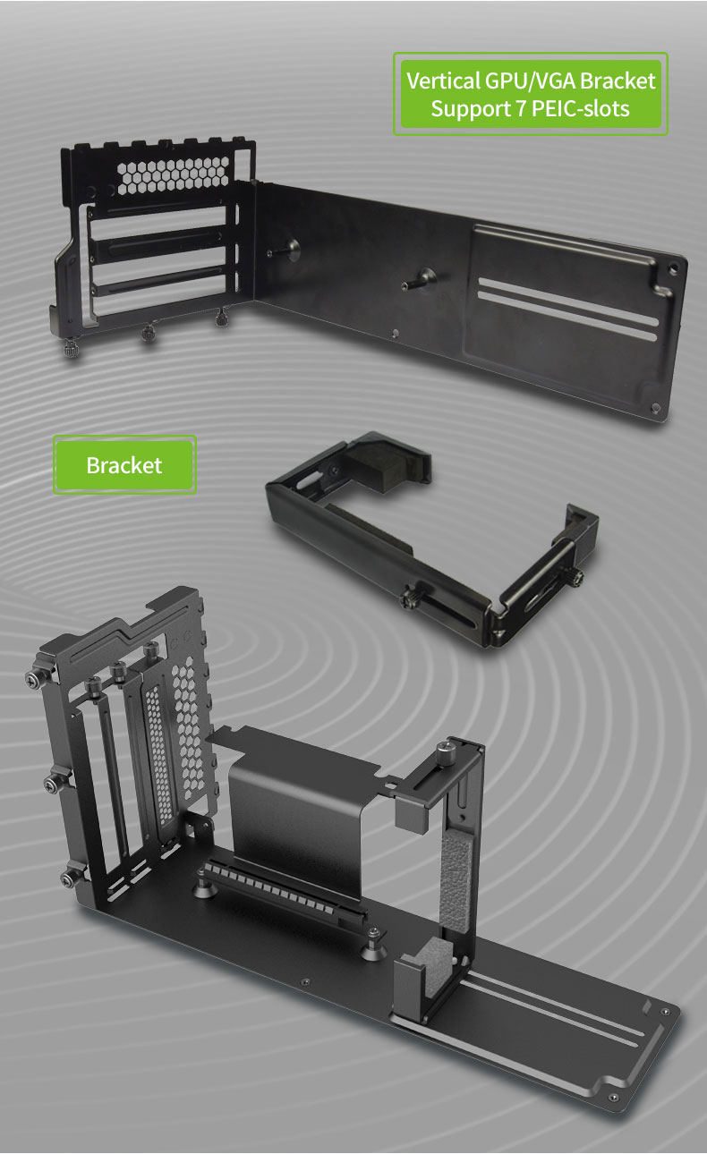Vertical GPU bracket