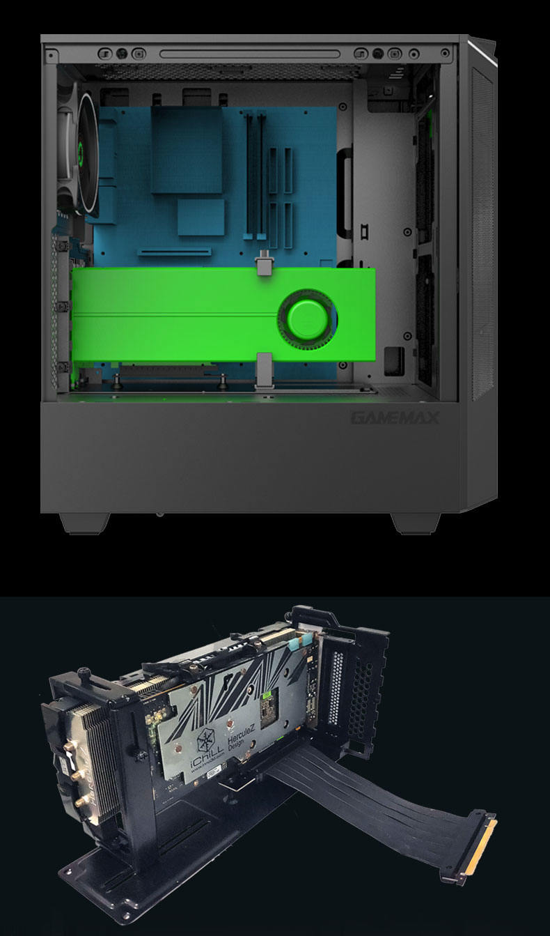 Vertical GPU bracket