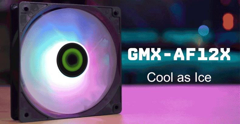 GMX-AF12X-High Performance Cooling Fan, 4-PinCase Cooler Fan