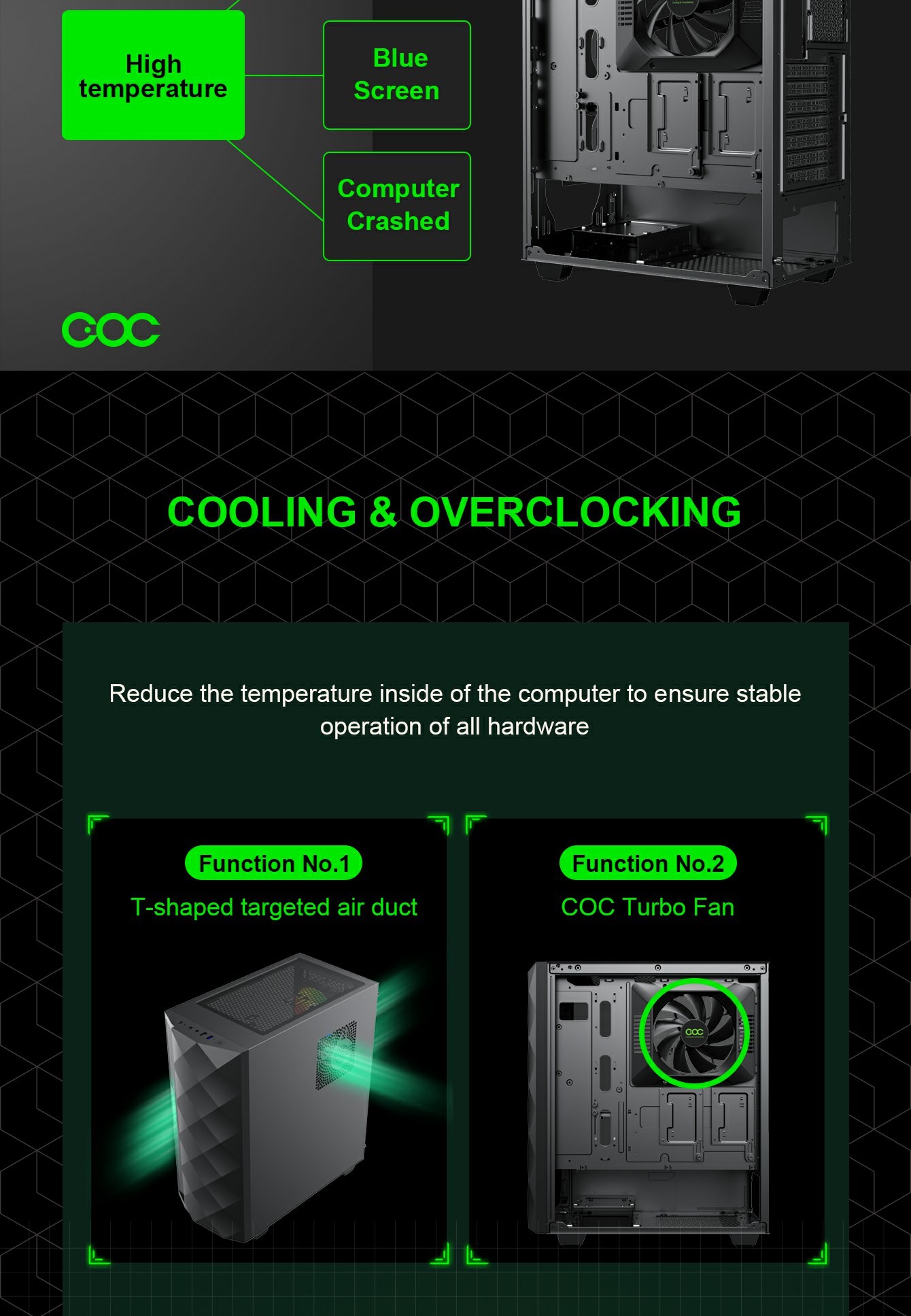 water cooled pc case | Diamond COC Mid-Tower Gaming case