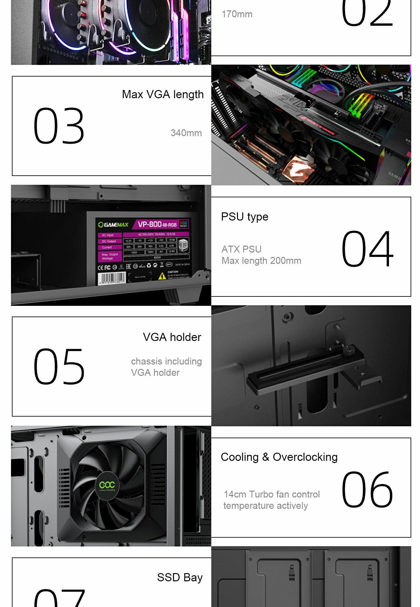 water cooled pc case | Diamond COC Mid-Tower Gaming case