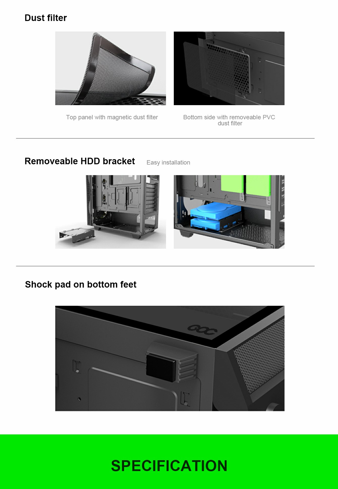 water cooled pc case | Diamond COC Mid-Tower Gaming case