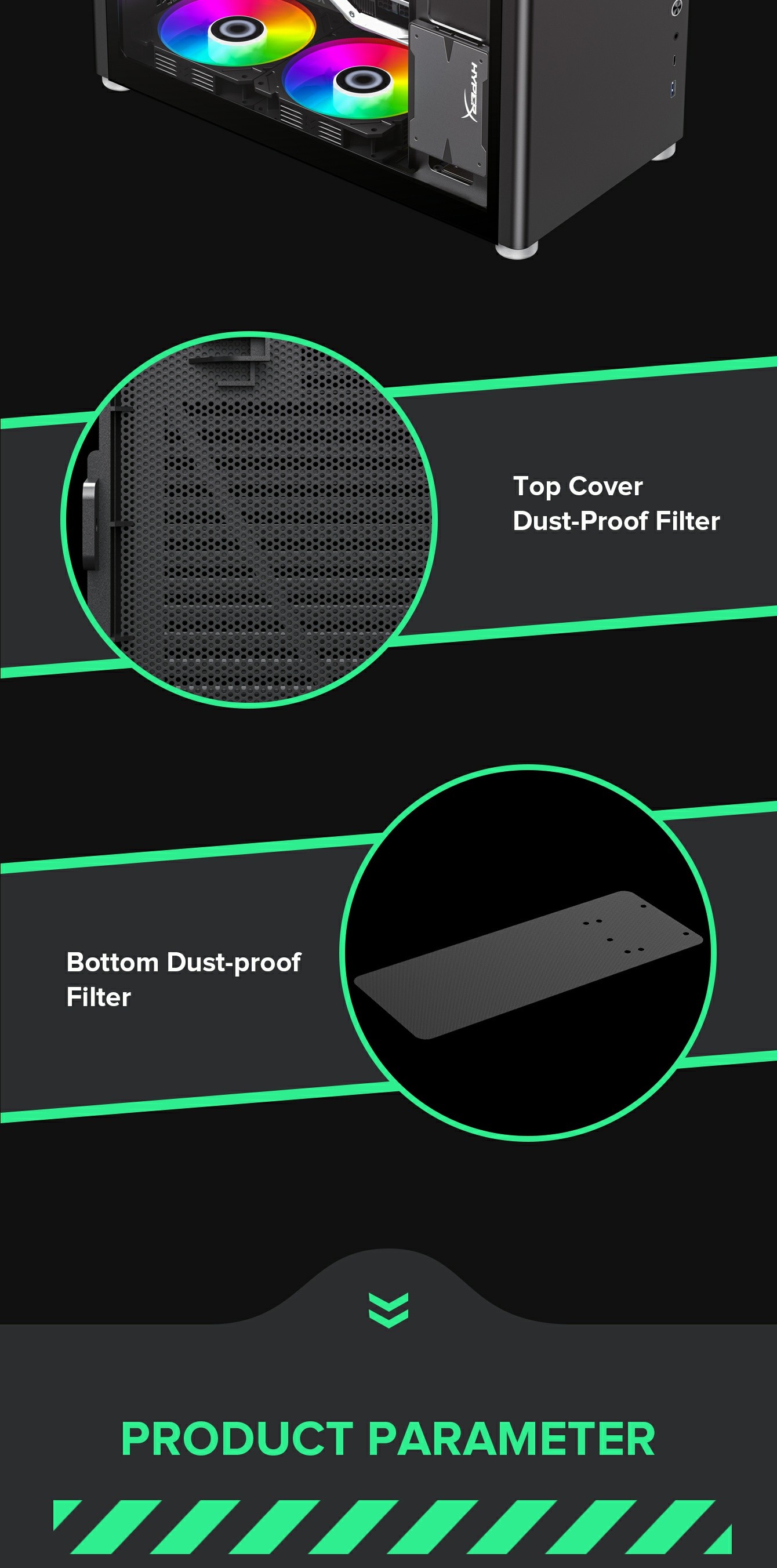 Spark Pro Black-Cube Pro Корпуса,Компьютерный ящик