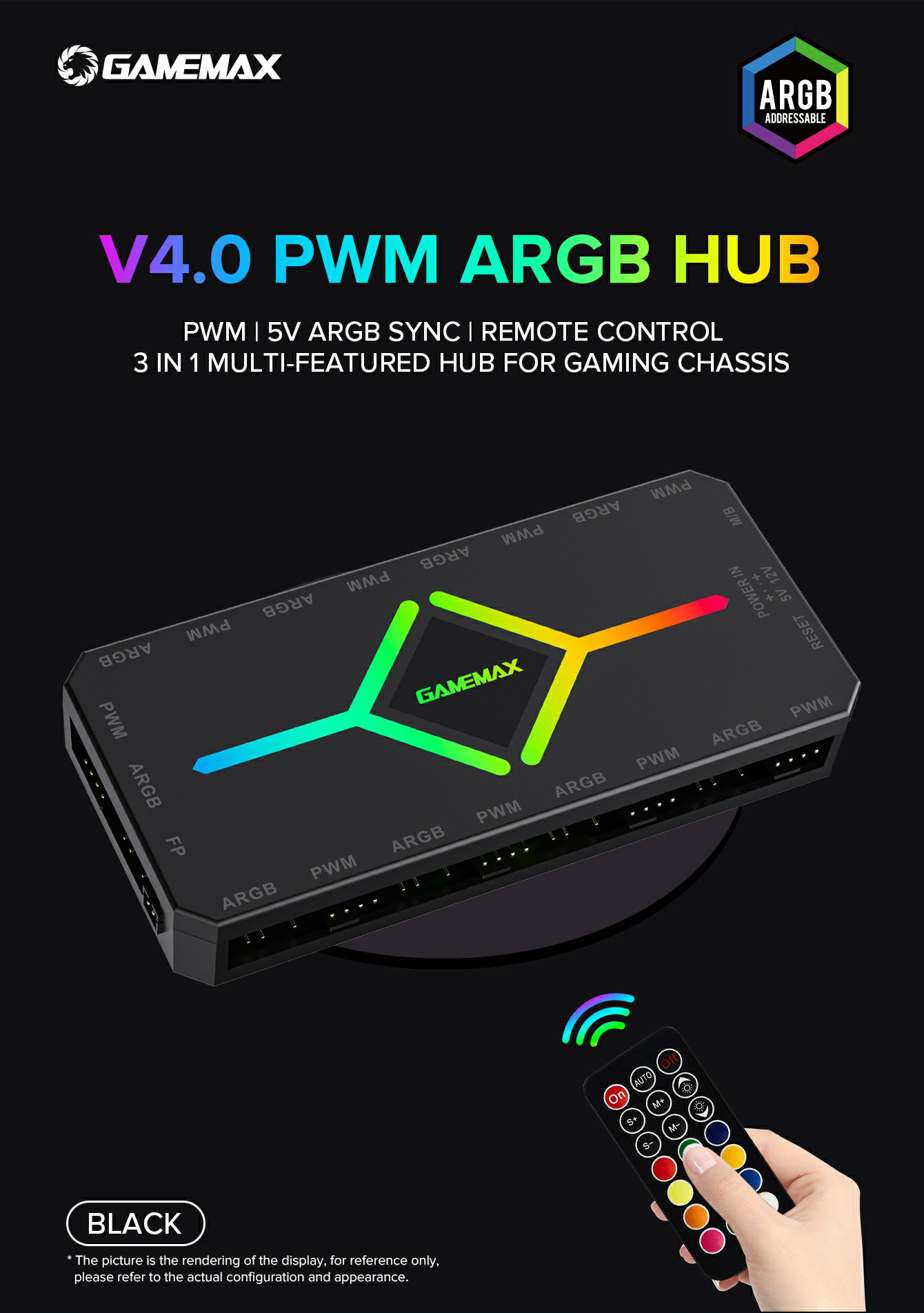 V4. ARGB HUB BK