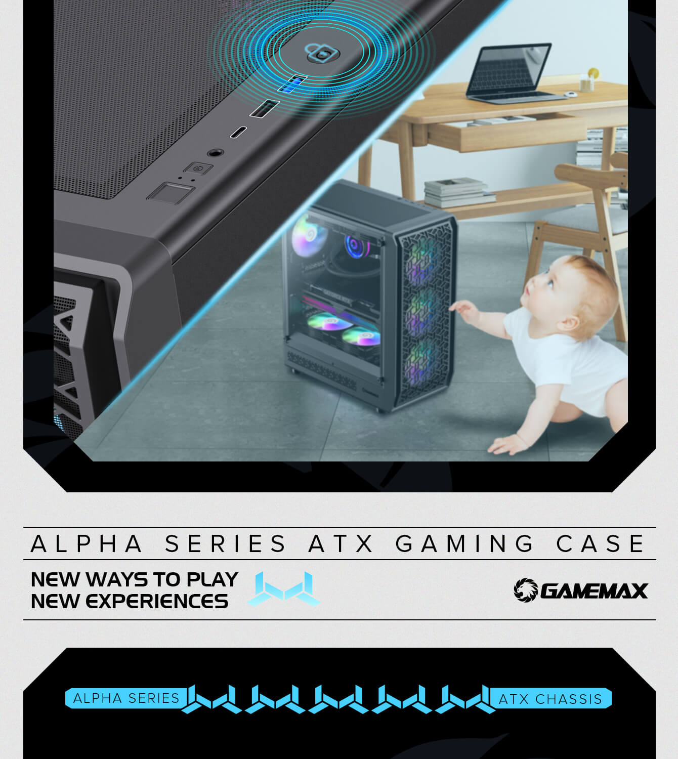 Forge AB-Mid Tower ATX Gaming PC Cases